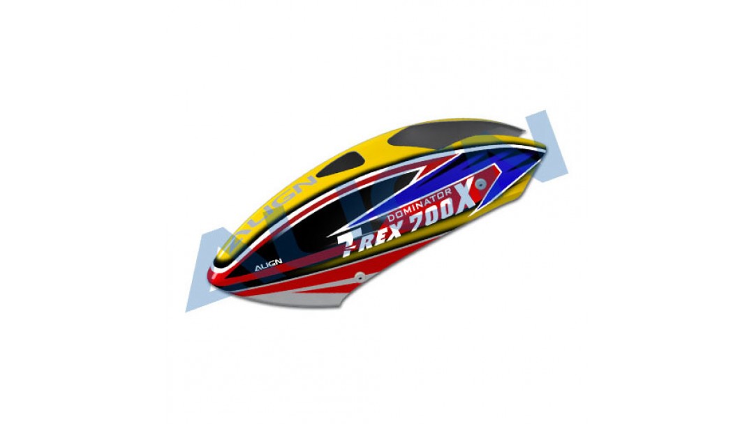 T-REX 700X Painted Canopy Yellow HC7662 by AlignShop ALIGN Parts, OMP ...