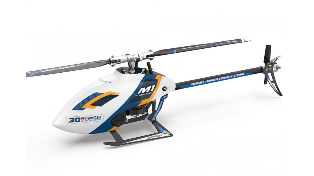 OMP Hobby M1 EVO SFHSS RC Helicopter - Elegant White OMP-M1-EVO-SFHSS-W